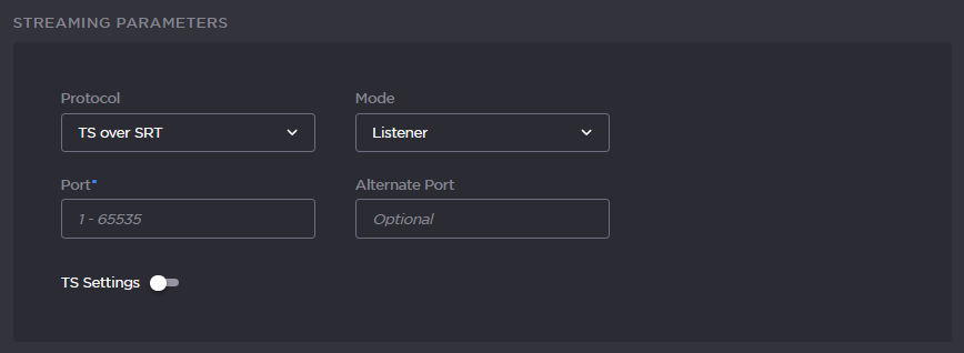 Configuring Secure Reliable Transport (SRT)